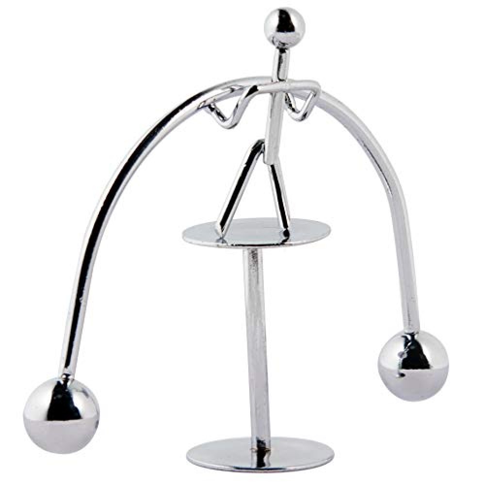 Mini Steel Balance Toy Weightlifter Kinetic Art balance Toy Balancing